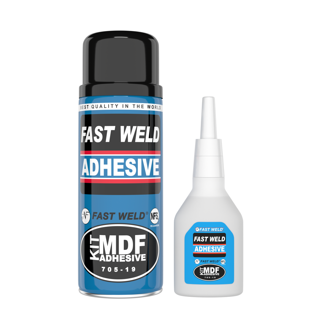 Fast weld adhesive – Kit mdf & gel 100 – Alforat Colle